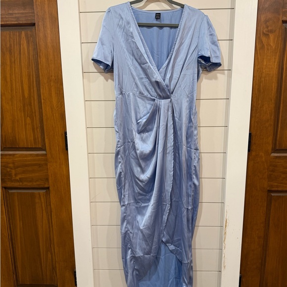 SHEIN | Dresses | Shein Light Blue Midi Dress | Poshmark
